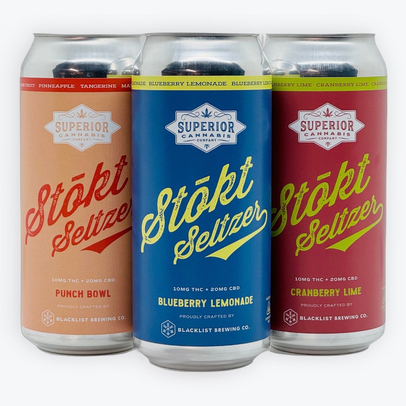 Superior x Blacklist - THC-CBD Seltzer - 5mg THC:10mg CBD/Serving ...